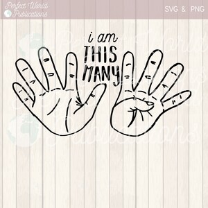 Custom: I Am This Many SVG Cut File Bundle- Eighth Ninth or Tenth ...