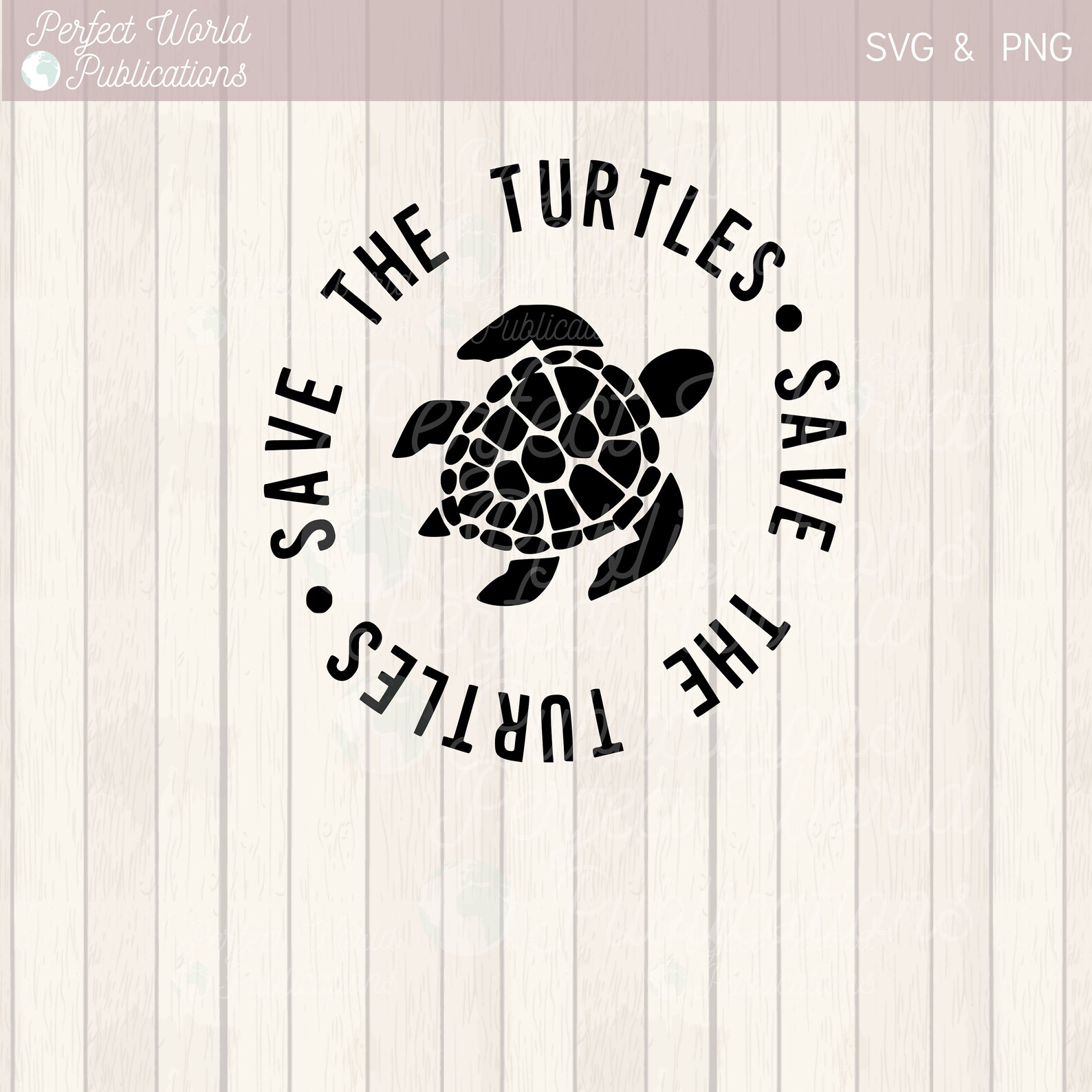 Save the Turtles Cut File SVG - Etsy