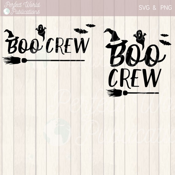 Boo Crew Halloween Bundle Cut File SVG - Etsy