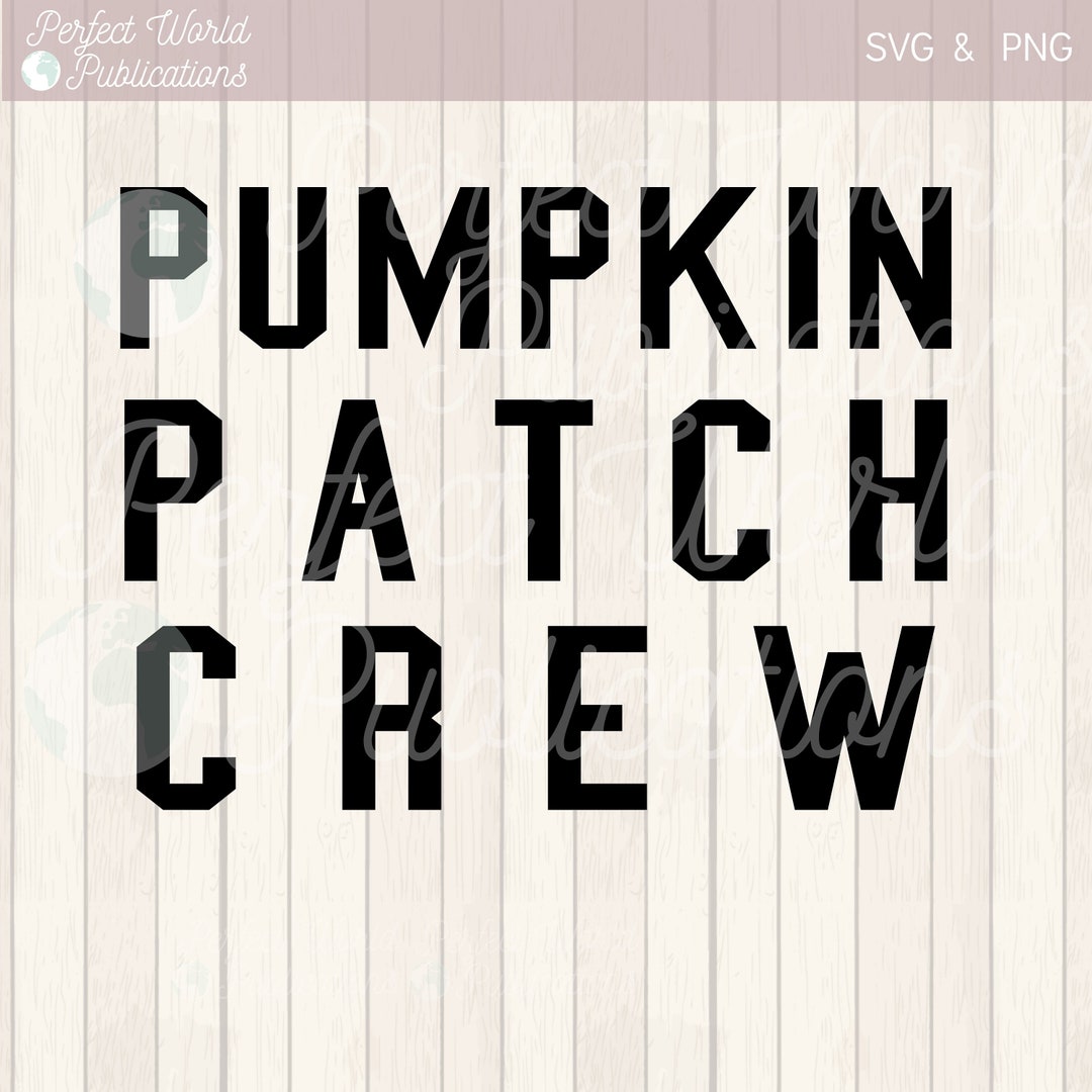 Pumpkin Patch Crew Cut File SVG - Etsy