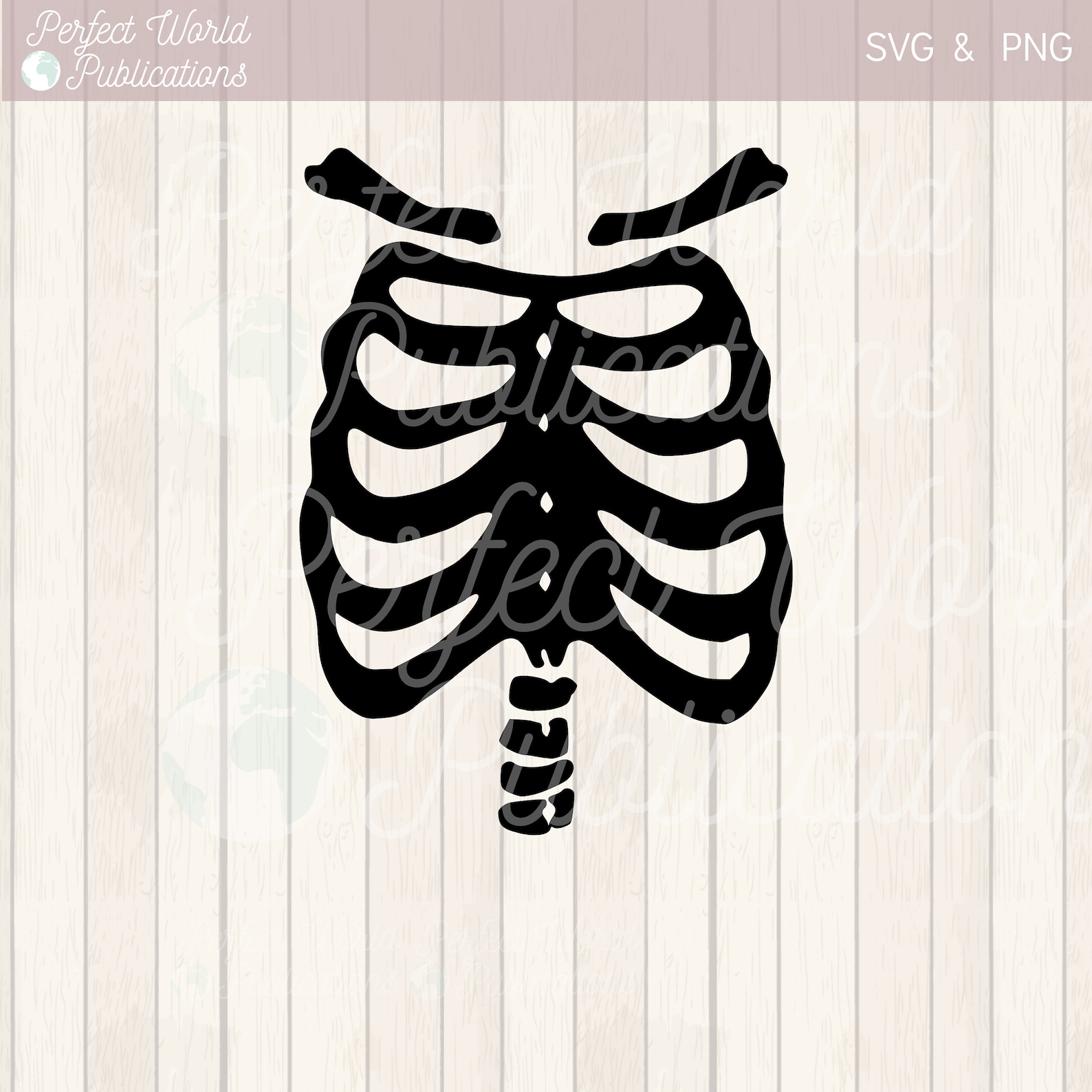 Skeleton Rib Cage Pelvis Arms Legs Halloween Costume Diy Cut File SVG ...