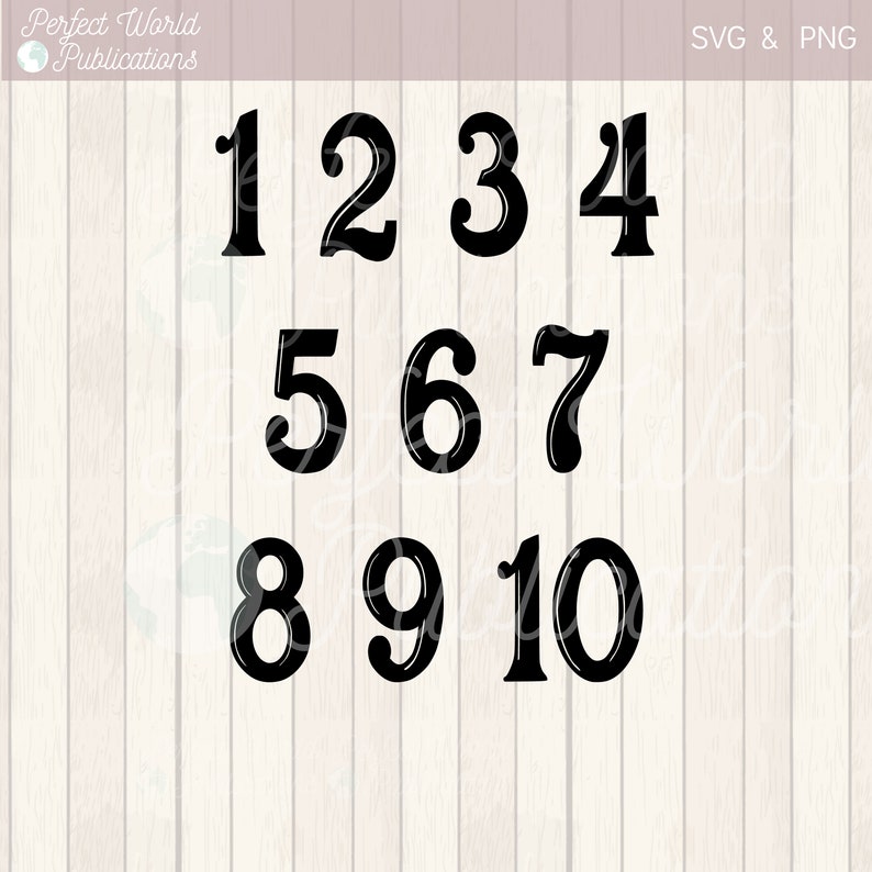 Alphabet Numbers Days of the Week and Months of the Year | Etsy