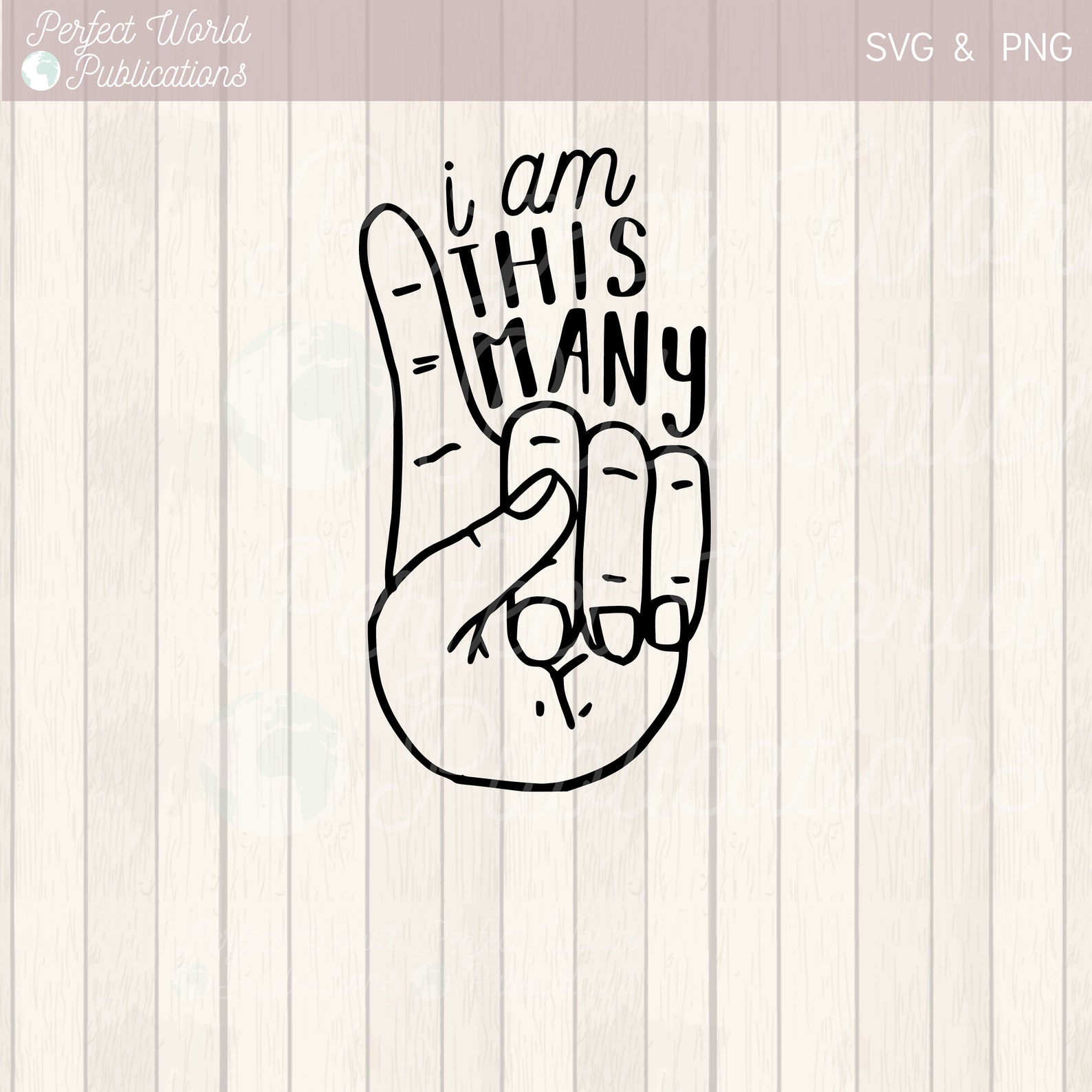 I Am This Many SVG Cut File Bundle- First Second or Third Birthday ...