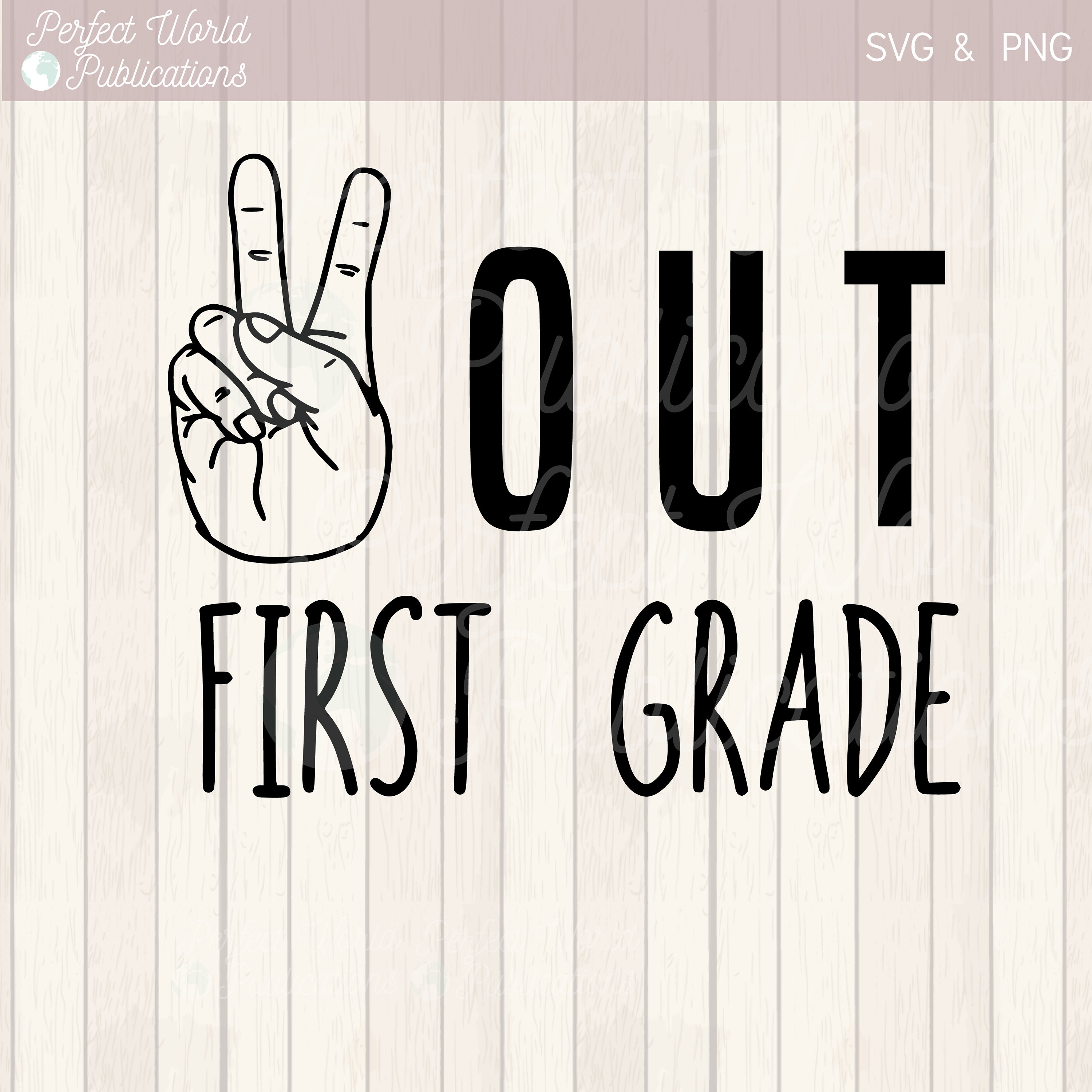 Peace Out Elementary School pre-k to 5th Grade SVG Cut File - Etsy
