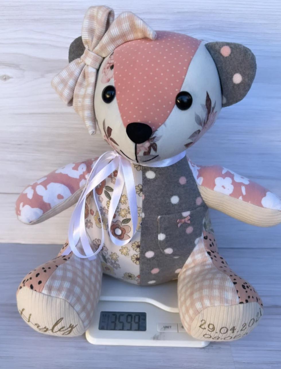Keepsake Personalized Memory Bear - Etsy