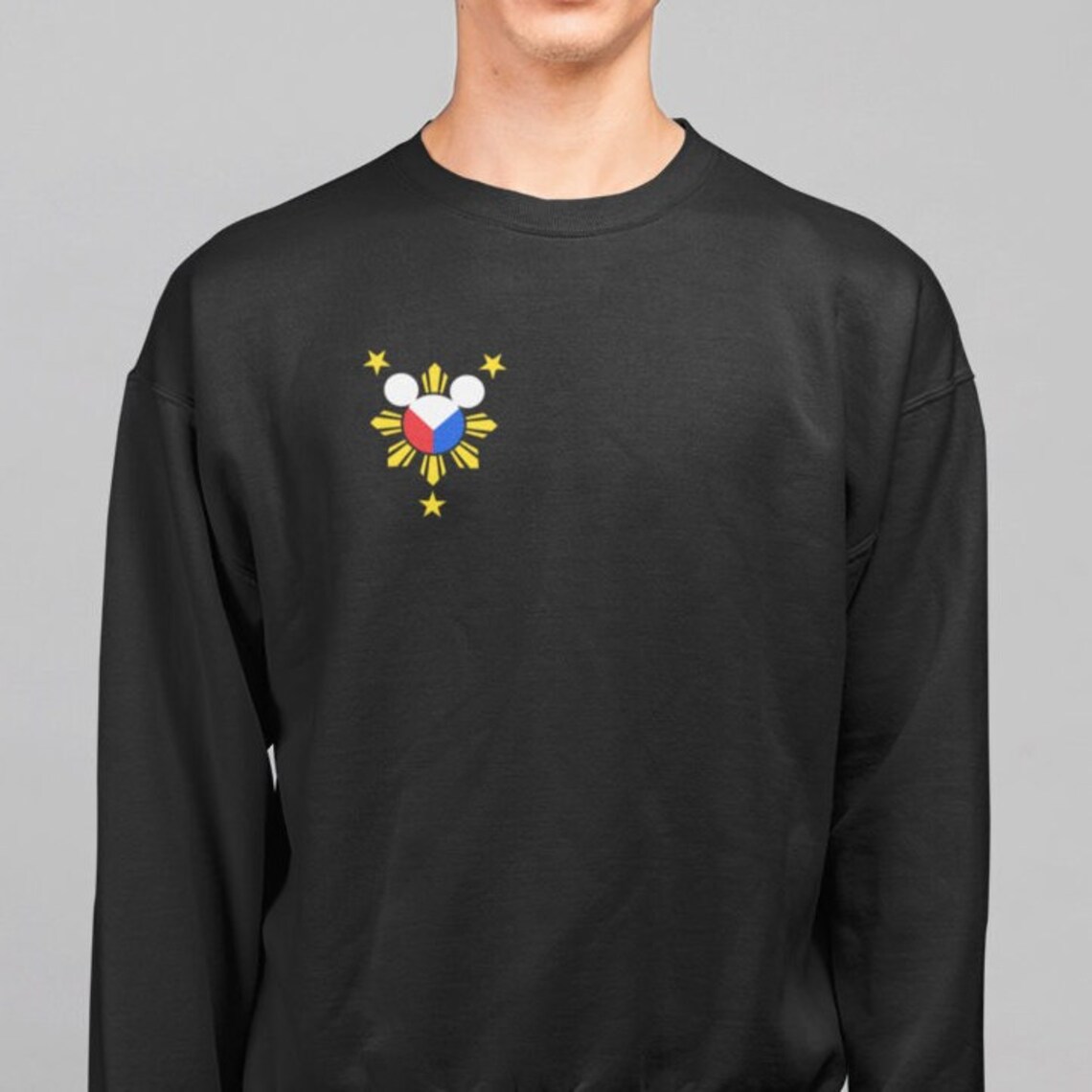 Disney Filipino Pride Mickey Mouse Champion Sweatshirt LEFT - Etsy