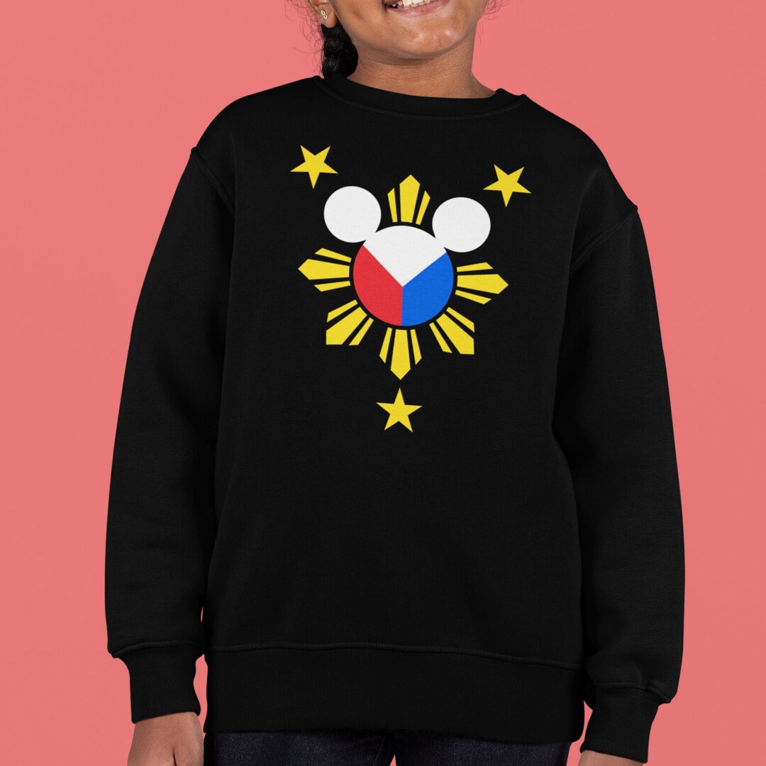 Disney Filipino Pride Mickey Mouse Youth Crew Sweatshirt 051 - Etsy