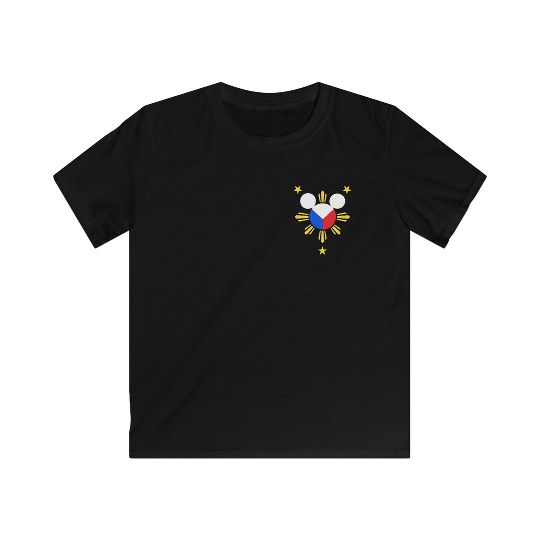 Filipino Sun Mickey Icon Kids Softstyle Tee - Etsy