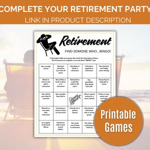 Retirement Pass the Prize, Printable Retirement Pass the Parcel Game ...