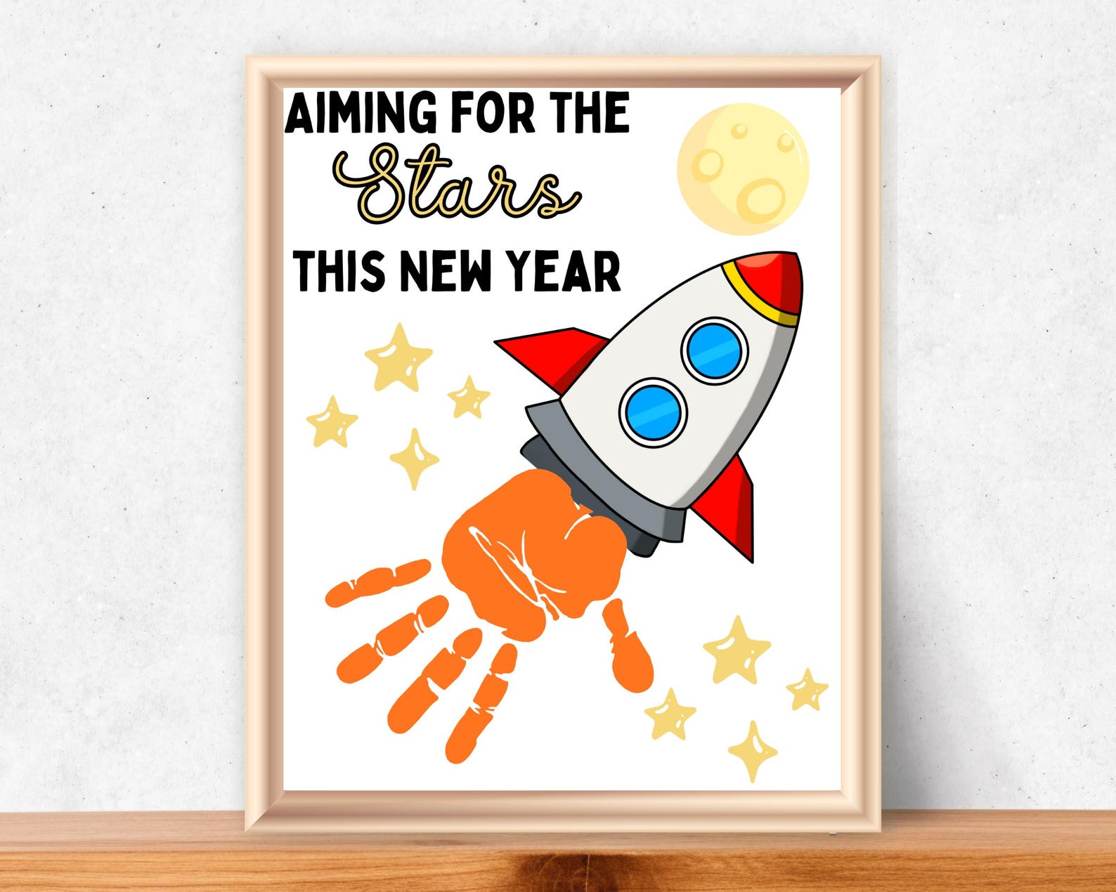 2026 New Years Handprint Art Bundle, New Years Handprint Craft for ...