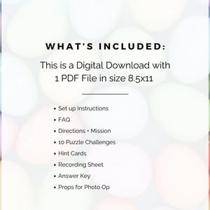 Easter Egg Escape Room Game, Printable Easter Escape Room Kit, DIY ...