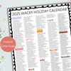 National Days Calendar Printable 2025 National Holidays Calendar Social ...