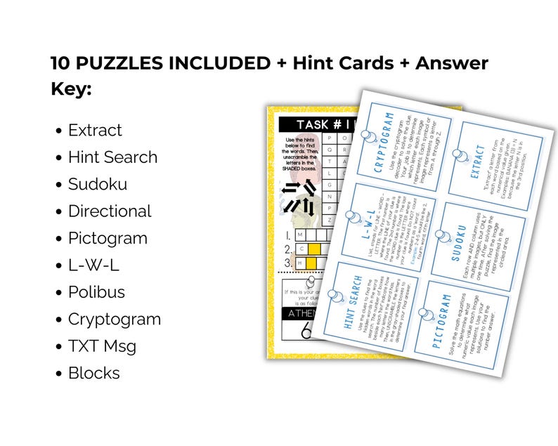 Greek Mythology Escape Room for Kids, Printable Escape Room Kit ...
