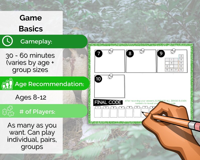 Dinosaur Escape Room for Kids, Printable Escape Room Kit, Dinosaur ...
