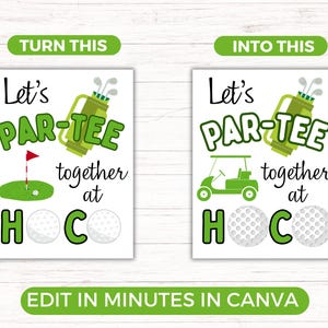 Editable Golf Homecoming Proposal Sign, Printable HOCO Poster Proposal ...