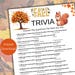 Fall Trivia Game, Autumn Trivia Quiz, Fall Printable Game, Fall Party ...