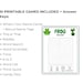 Frog Game Bundle, Frog Birthday Party Ideas, Hoppy Birthday Game, Frog ...