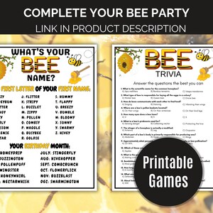 Who's the Most Like a Bee, Printable Printable Bee Themed Game, What ...