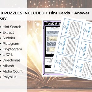 Wizard Escape Room Game for Kids, Printable Escape Room Kit, Wizard ...