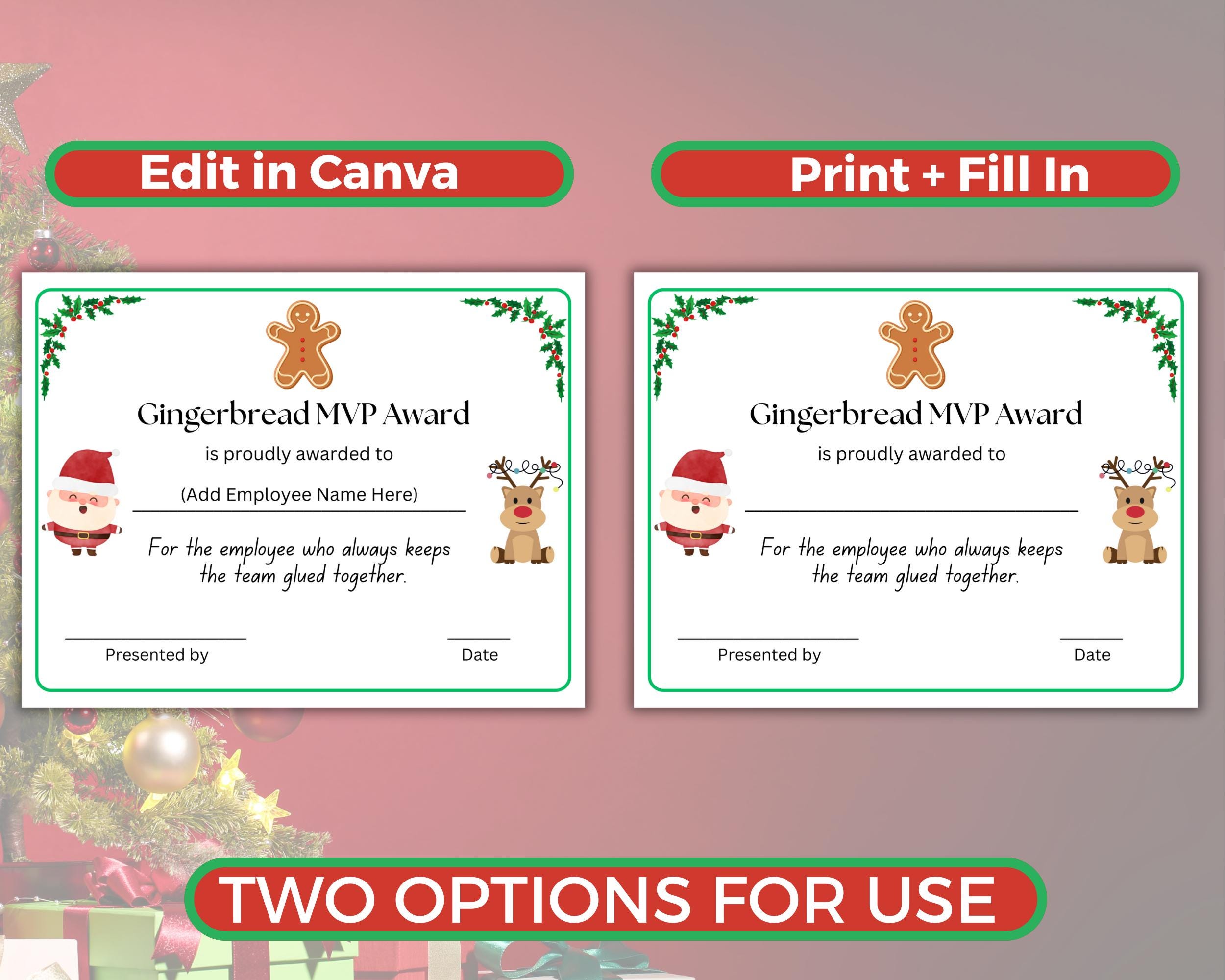 Christmas Employee Awards, 50 Funny Christmas Awards for Employees ...