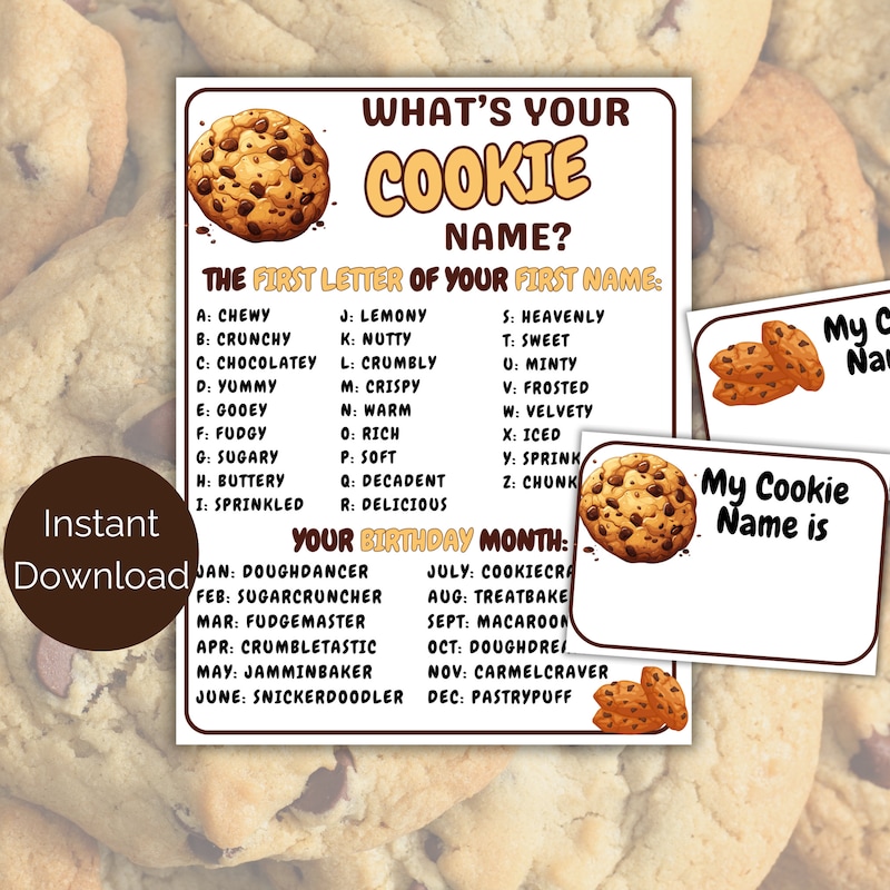 Cookie Theme - Etsy