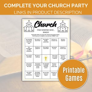 Church Scavenger Hunt, Printable Church Photo Scavenger Hunt, Sunday ...