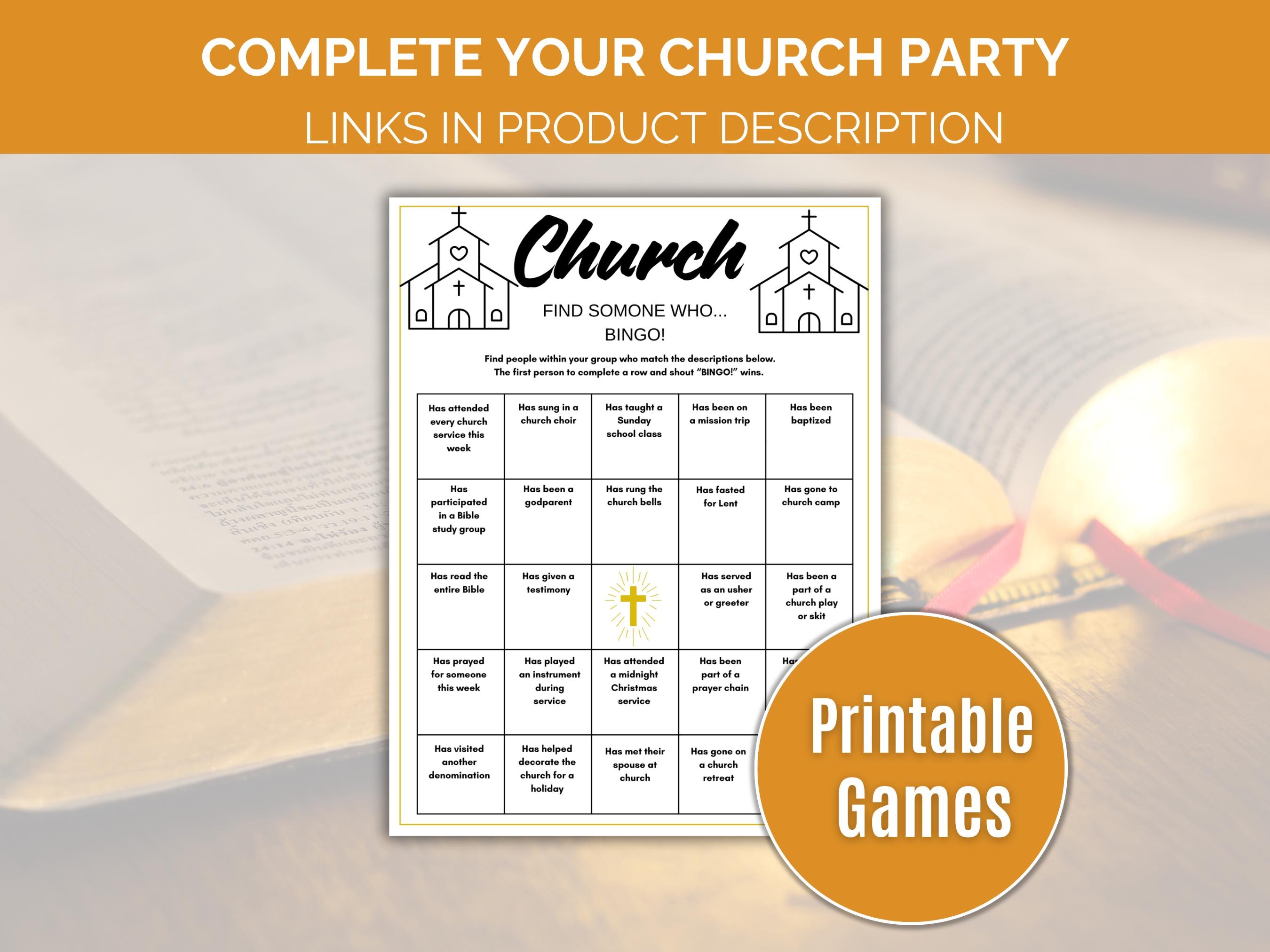 Church Scavenger Hunt, Printable Church Photo Scavenger Hunt, Sunday ...