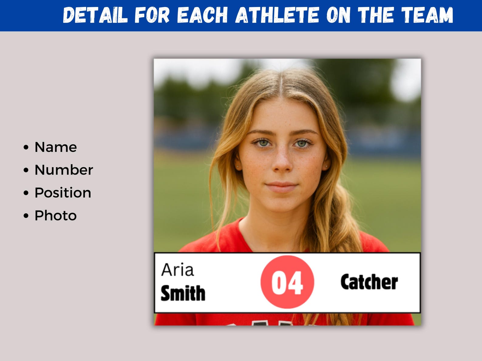 Editable 16 Player Team Roster Template, Customizable Travel Team ...