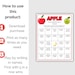 Apple Find Someone Who Game, Apple Party Mix and Mingle Bingo, Apple ...