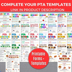 EDITABLE Meet the PTA PTO Board Flyer Template, Pta Volunteer Board ...