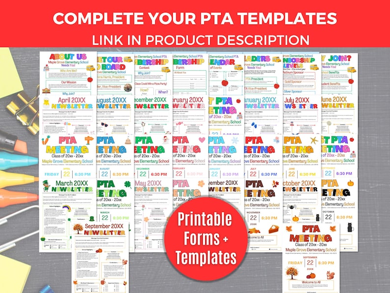 EDITABLE PTA PTO Membership Contest Flyer Template, Pta Recruitment ...