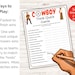 Cowboy Think Quick, Cowboy Party Printable, Western Themed Party Games ...