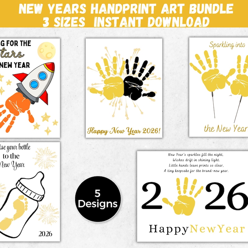 New Year Preschool Craft - Etsy