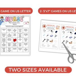 Medical Game Bundle, 15 Printable Medical Games, Nursing Games ...