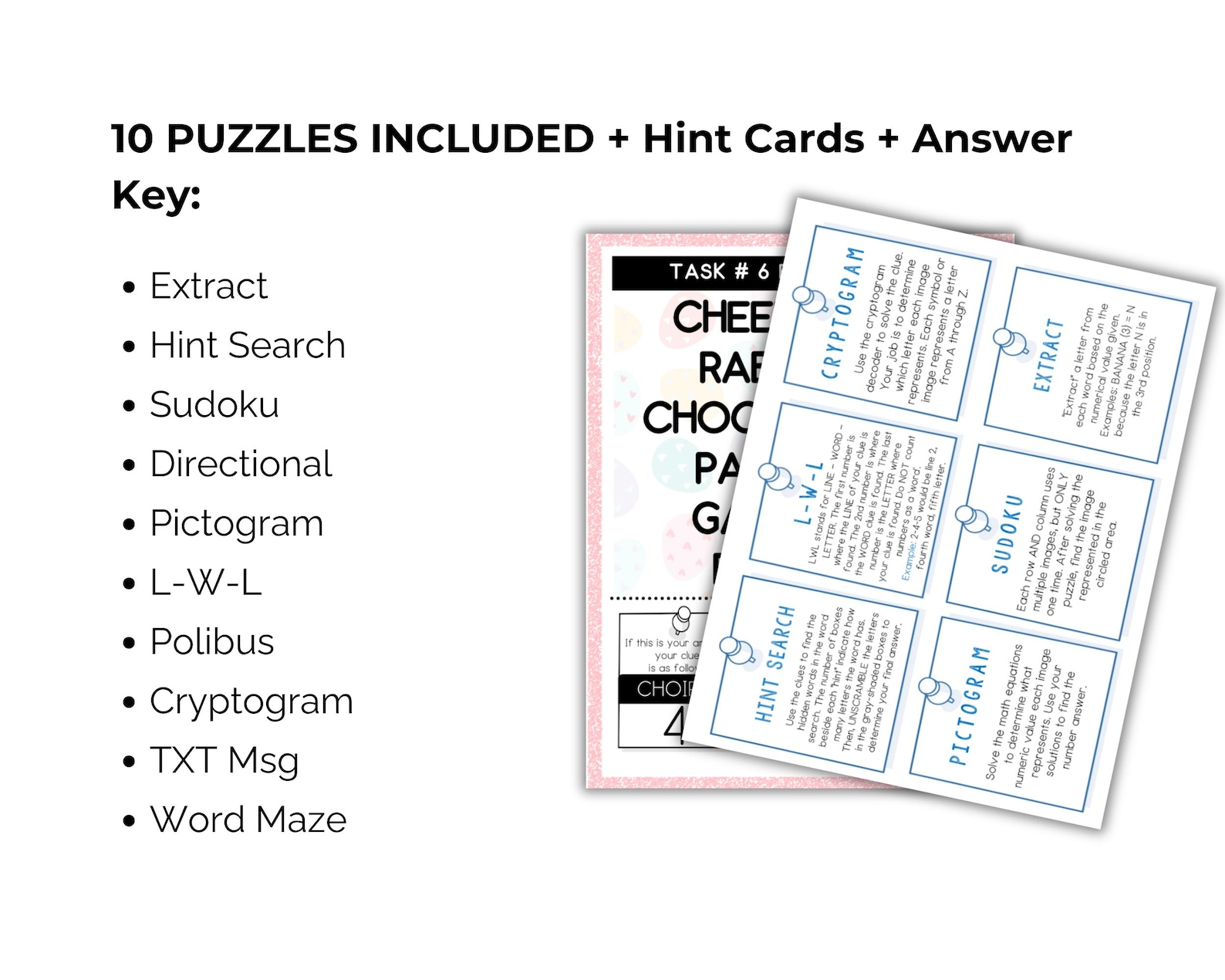 Easter Egg Escape Room Game, Printable Easter Escape Room Kit, DIY ...