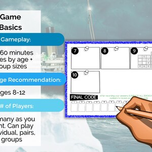 Titanic Escape Room for Kids, Printable Escape Room Kit, Family Game ...