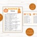Pumpkin Trivia Game, Pumpkin Quiz, Fall Trivia Game, Printable ...