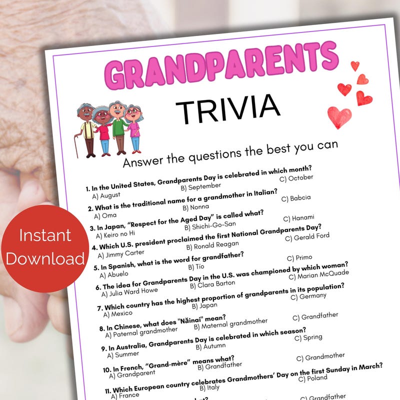 Grandparents Day - Etsy