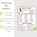 What's Your Softball Name Game + Name Tags, Softball Birthday Party ...
