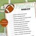 Football Jokes, Football Riddles, Printable Football Party Game ...