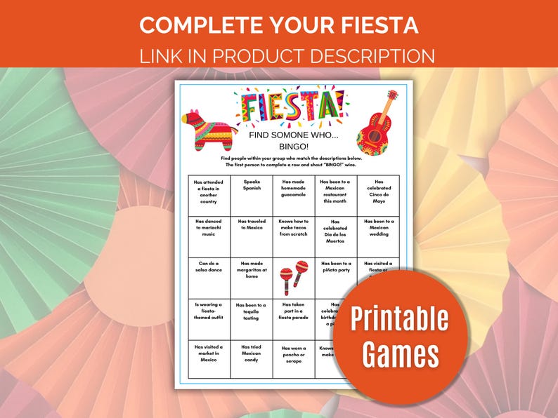 Fiesta Pass the Prize, Printable Fiesta Pass the Parcel Game, Fiesta ...