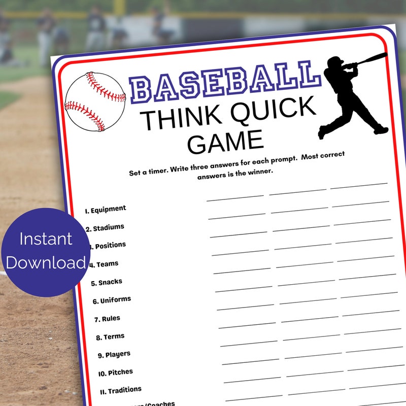 Baseball Theme Party - Etsy