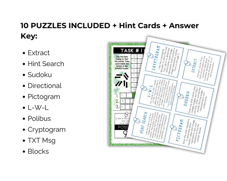 Dinosaur Escape Room for Kids, Printable Escape Room Kit, Dinosaur ...