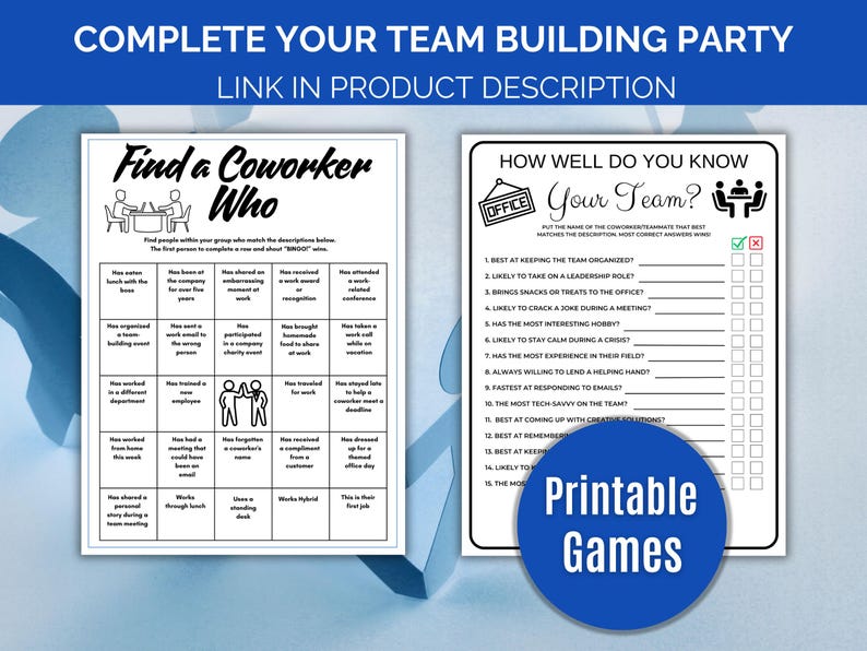 Team Building Pass the Prize, Printable Team Building Pass the Parcel ...