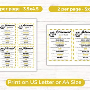 Editable Retirement Survival Kit Gift Tag, Happy Retirement Party Gift ...