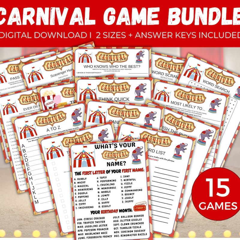 Carnival Game Kits - Etsy