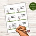 What's Your Golf Name Game + Name Tags, Golf Party Game, Golf Birthday ...