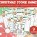 Christmas Cookie Game Bundle, 9 Christmas Cookie Exchange Party Games ...