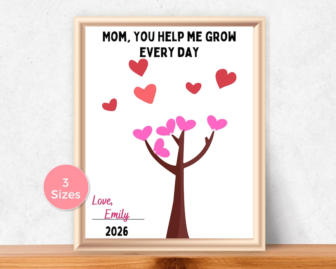 Mothers Day Tree Handprint Art, Mothers Day Flower Handprint Craft for ...