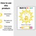 Back to School Handprint Art, Shine Bright Handprint Craft, Preschool ...